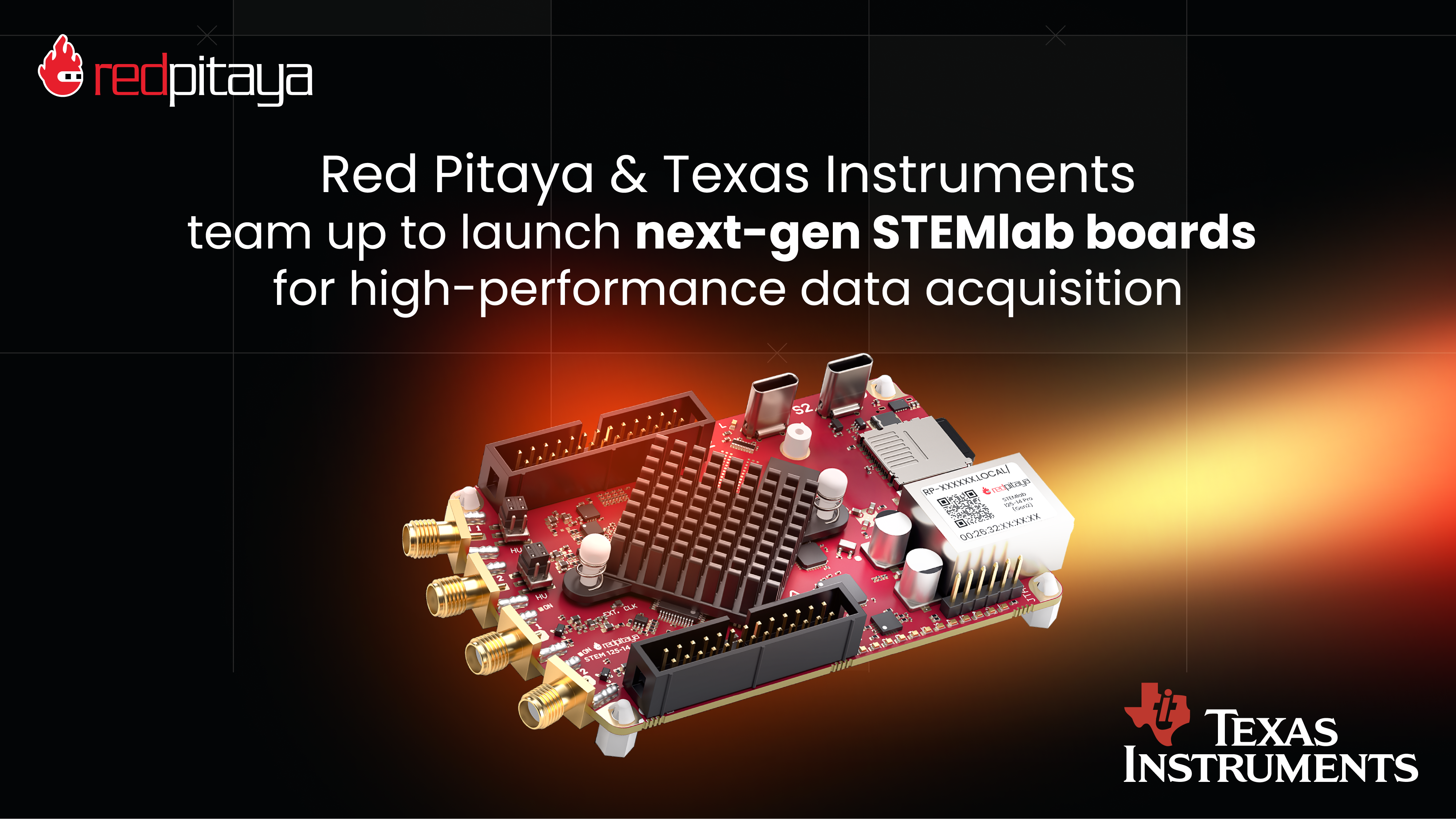 Red Pitaya and Texas Instruments team up to launch next-gen STEMlab boards for high-performance ...
